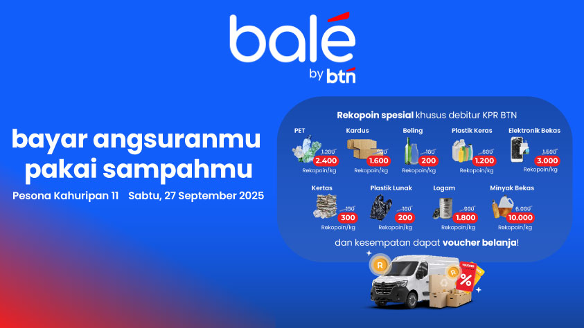Bayar Angsuran-Mu dengan Sampah-Mu | PT Bank Tabungan Negara (Persero) Tbk